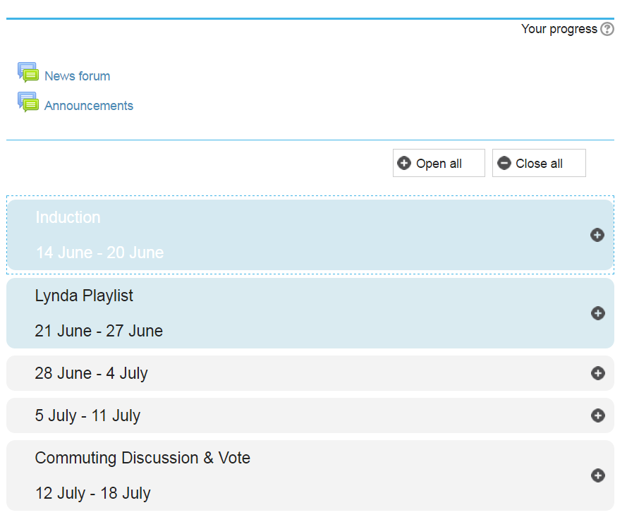 Course format options – Digital Education Help