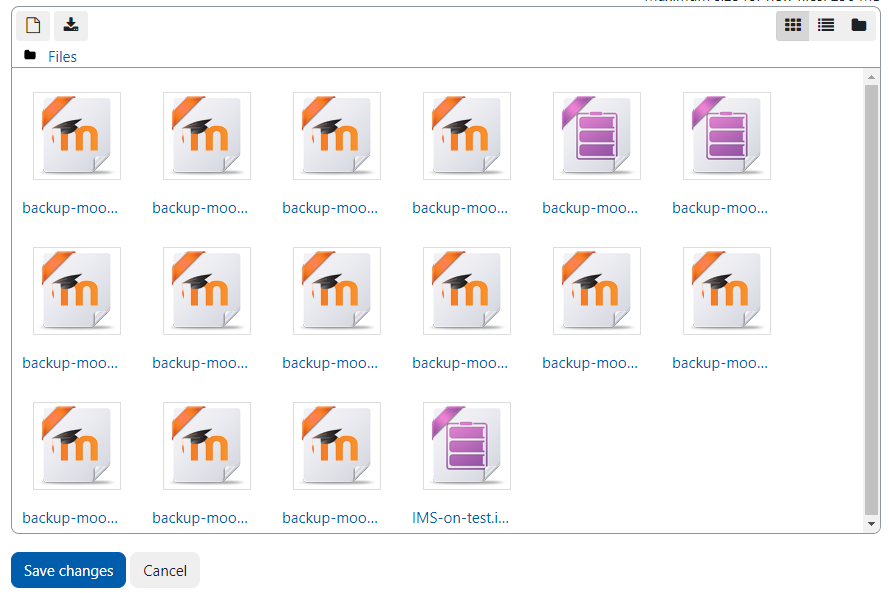 Backing up Moodle courses – Digital Education Help