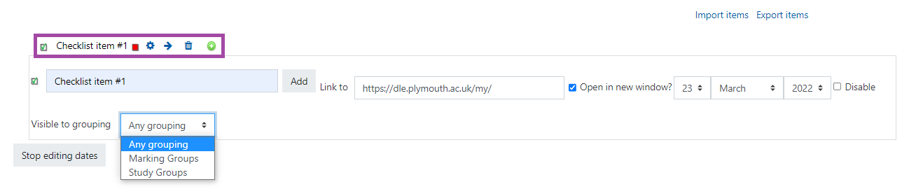 Using the Checklist activity in Moodle – Digital Education Help