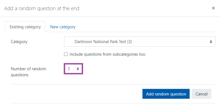 Creating multiple choice questions for a Moodle quiz using the question ...