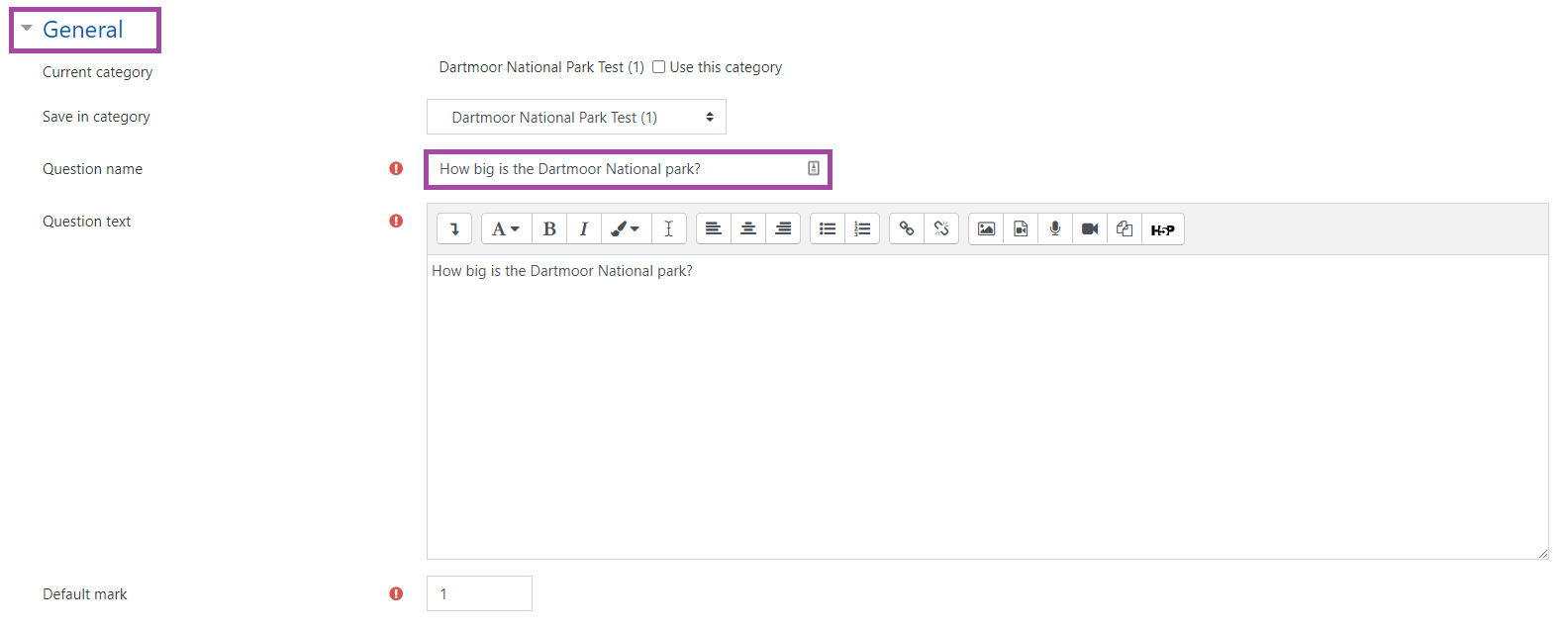 Adding Multiple Choice Questions To A Moodle Quiz Digital Education Help