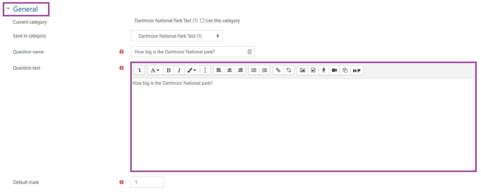Adding Multiple Choice Questions To A Moodle Quiz Digital Education Help