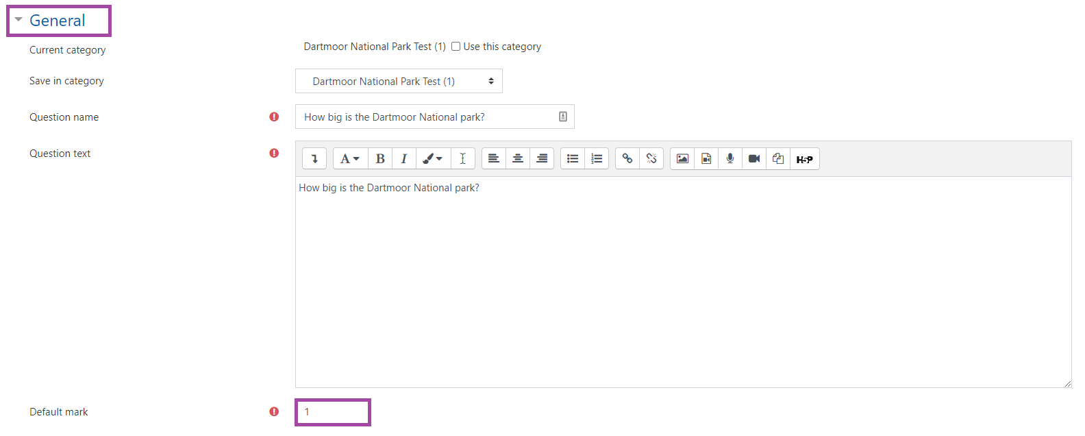 Adding multiple choice questions to a Moodle quiz – Digital Education Help