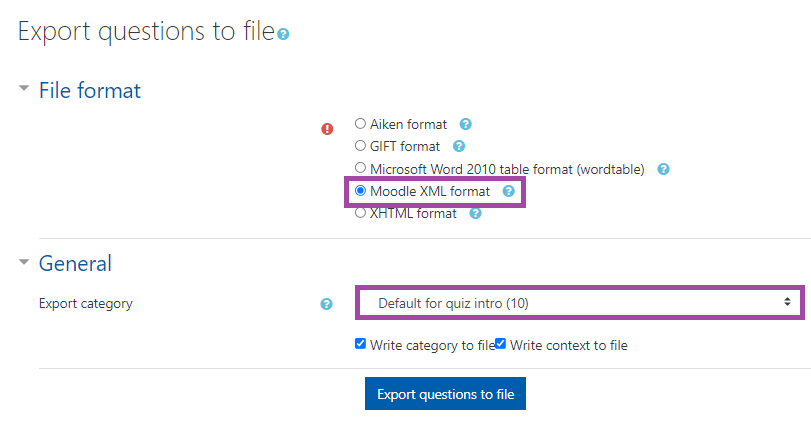 What is the Question bank in a Moodle course? – Digital Education Help