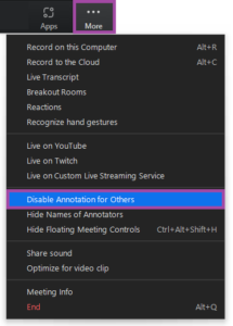 How to use the whiteboard and annotation tool in Zoom – Digital ...