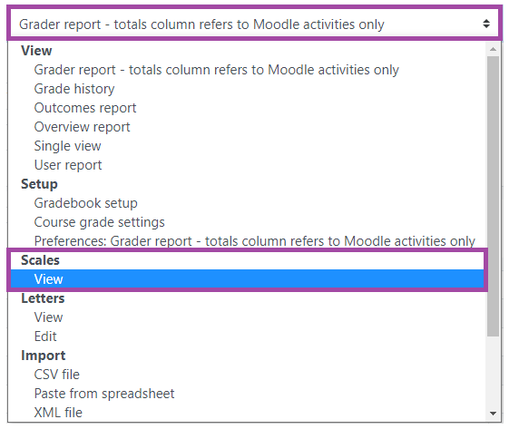 How to create a custom Scale in your Moodle course – Digital Education Help