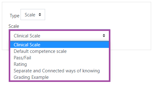 How to create a custom Scale in your Moodle course – Digital Education Help