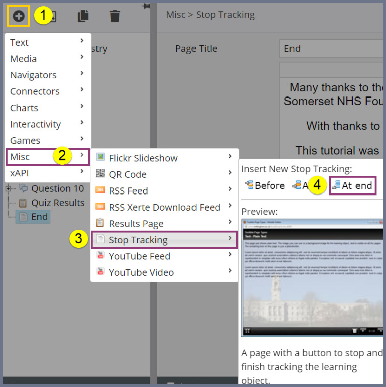 Embedding Xerte, Xerte SCORM package, and quiz tracking into Moodle ...