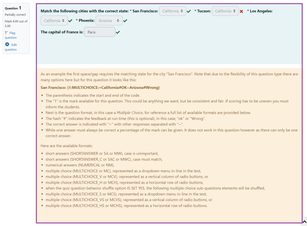 Question types for a timed assessment/in-class test in Moodle – Digital ...