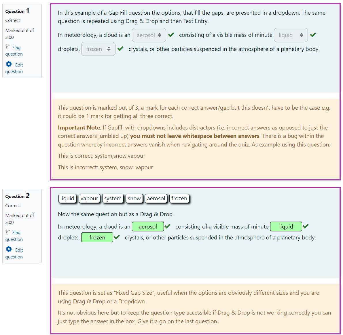 Question types for a timed assessment/in-class test in Moodle – Digital ...
