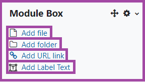 Module Leaders – Online Module Boxes in Moodle for staff – Digital ...