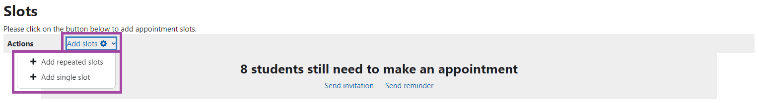 How to add a Scheduler activity to your Moodle course – Digital ...
