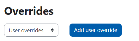 Adding user overrides to a Moodle assignment – Digital Education Help
