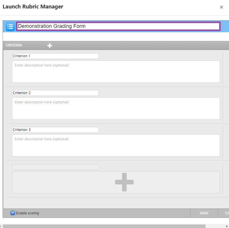 Creating a custom grading form in Turnitin Feedback Studio – Digital ...