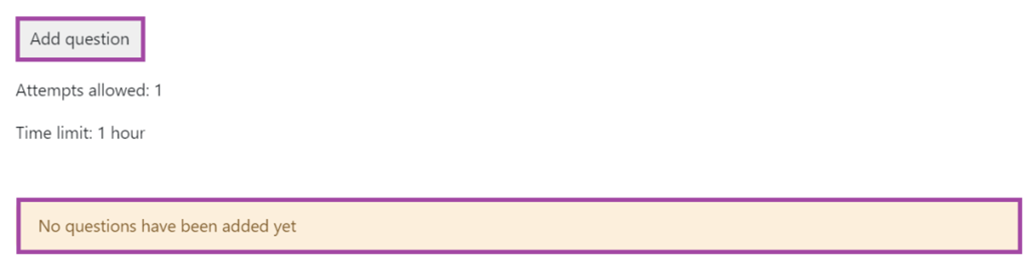 How to create a formative quiz in Moodle that uses pass/fail marking ...